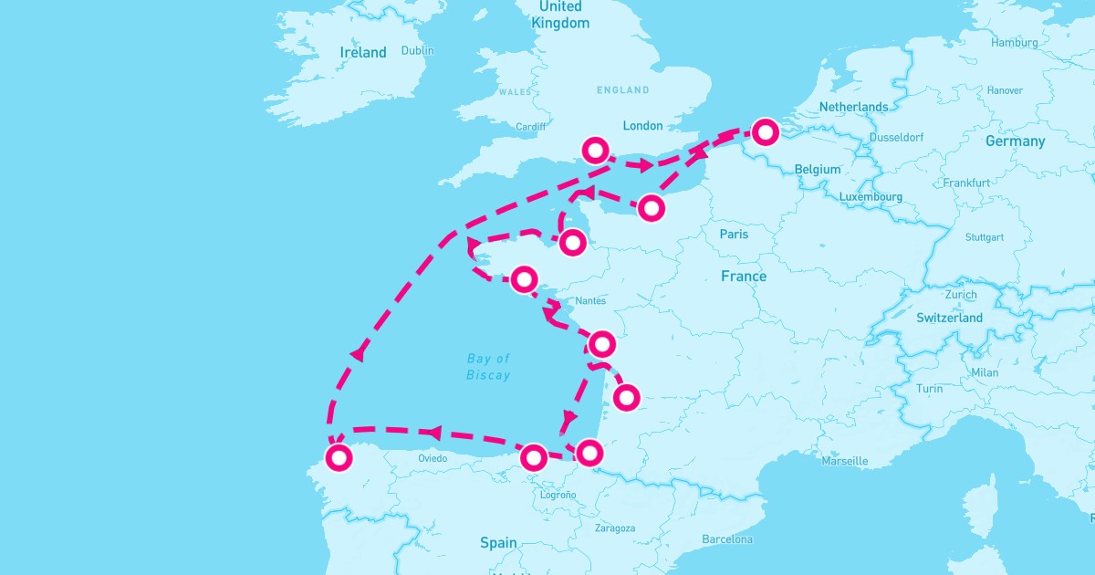 Marina Sep 10, 2024 — 12-Night Southampton Cruise from $6,649