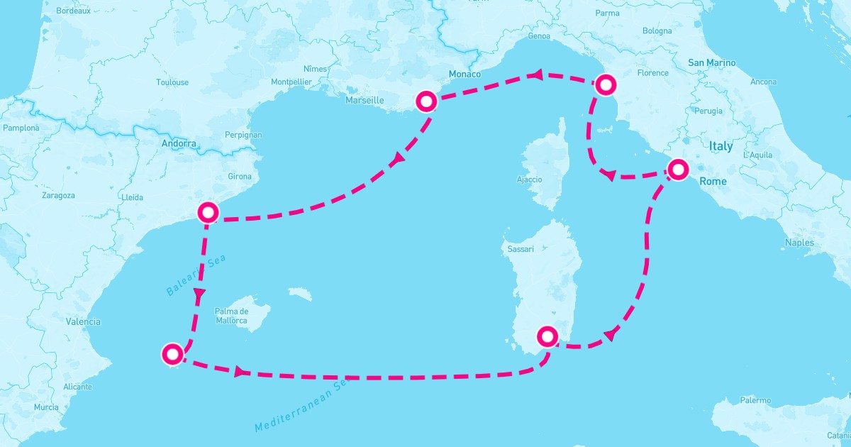 MSC Fantasia May 31, 2027 — 7-Night Civitavecchia Cruise from $907