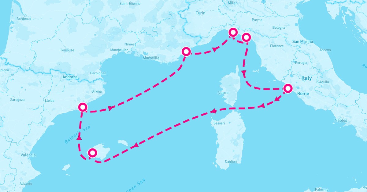 MSC Grandiosa June 10, 2026 | 7-Night Civitavecchia Cruise