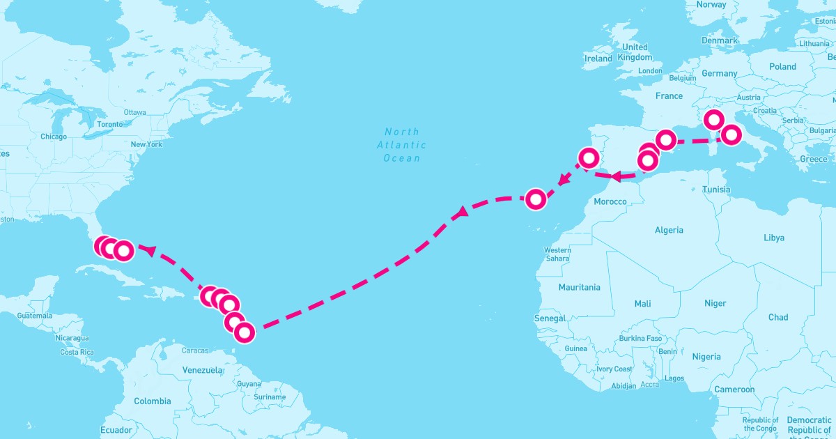 MSC Magnifica Nov 4, 2024 — 27-Night Miami Cruise from $1,701