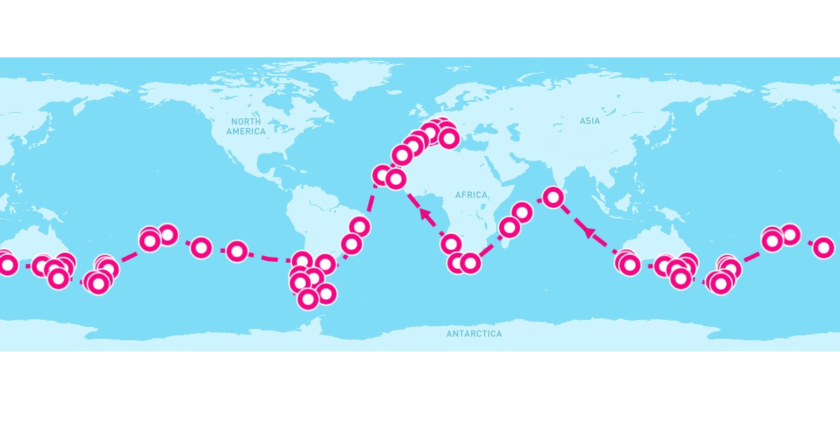 MSC Magnifica - January 5, 2025 (120 Night) Cruise Map, Ports & Ship Info