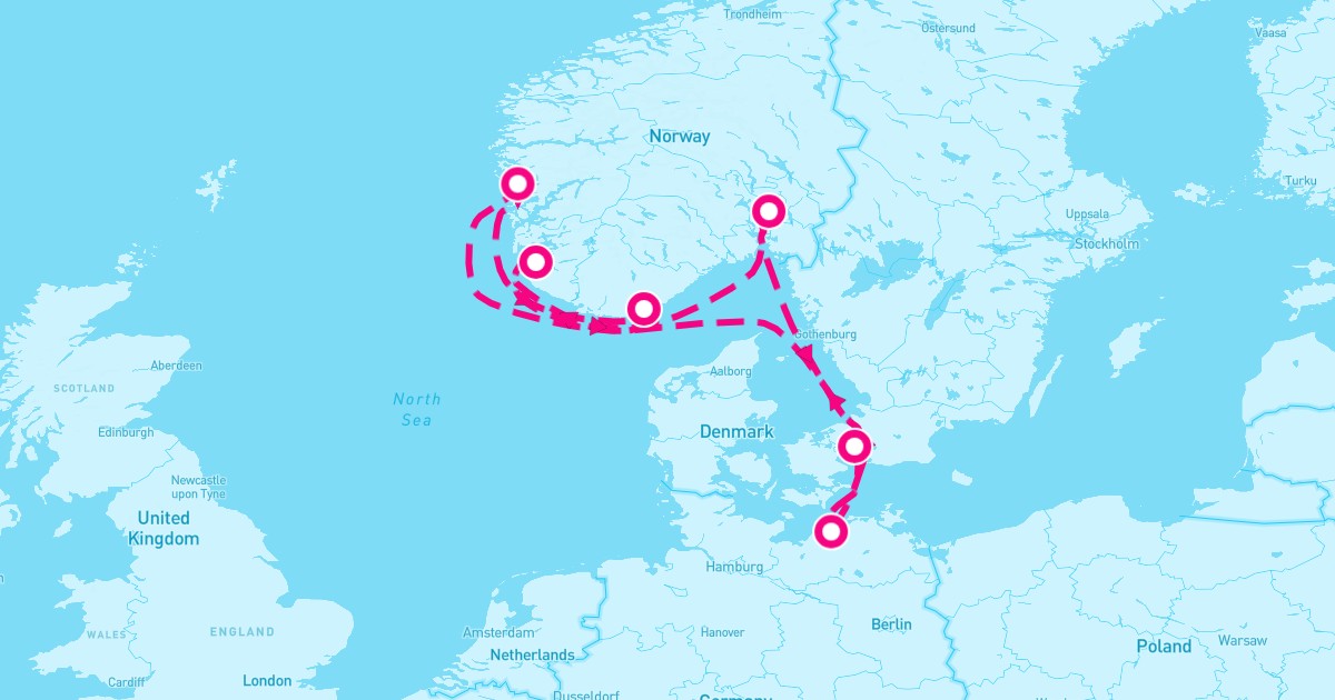MSC Magnifica - July 25th, 2026 - Cruise Map & Port Info