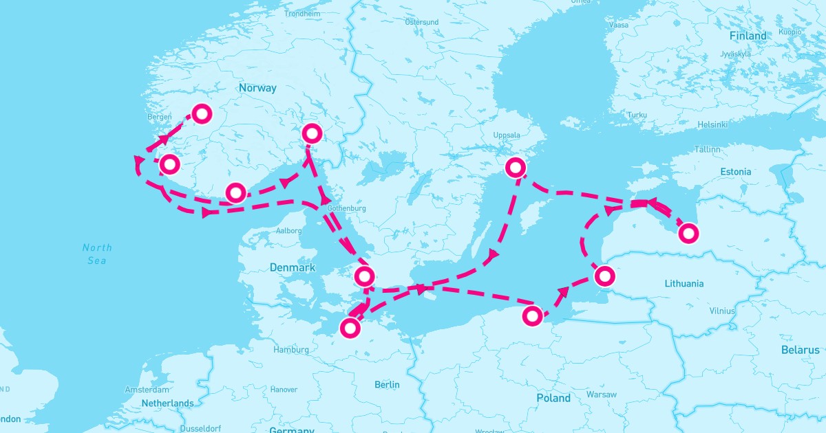 MSC Magnifica - August 15th, 2026 - Cruise Map & Port Info