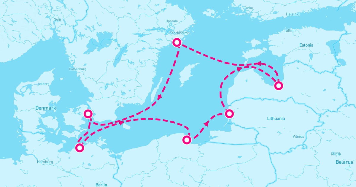 MSC Magnifica - August 16, 2026 (7 Night) Cruise Map, Ports & Ship Info