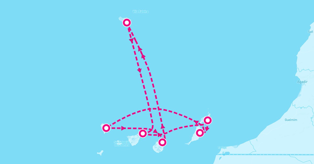 MSC Musica - January 12, 2026 (7 Night) Cruise Map, Ports & Ship Info