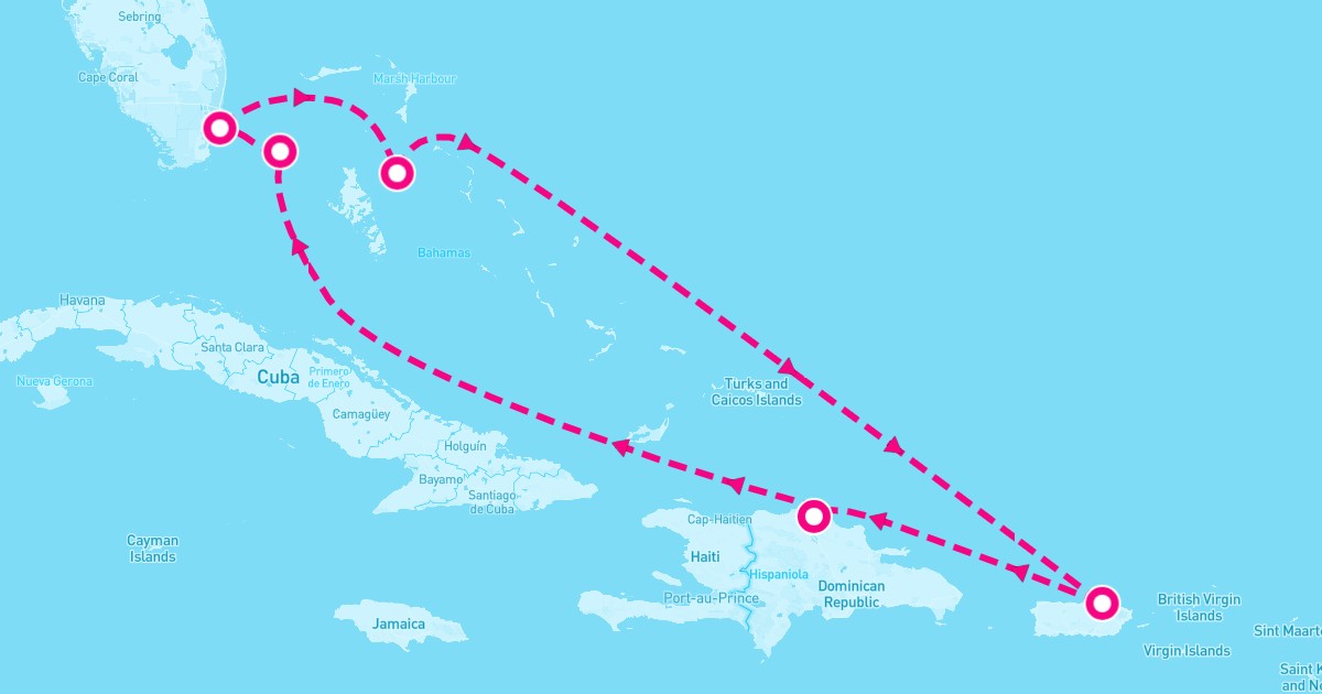 MSC Seascape - March 30, 2024 (7 Night) Cruise Map, Ports & Ship Info