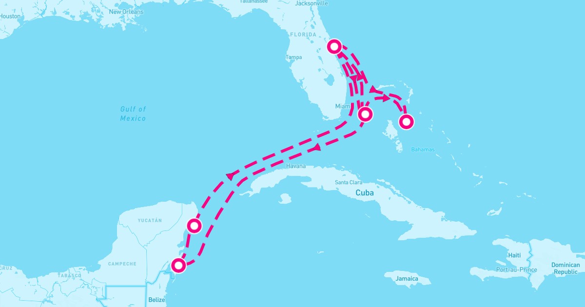 MSC Seashore - March 30, 2025 (11 Night) Cruise Map, Ports & Ship Info