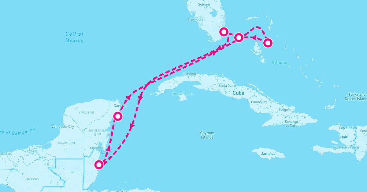 MSC Seaside March 2, 2025 Cruise (7 Nights) – Itinerary Map, Ports & Prices