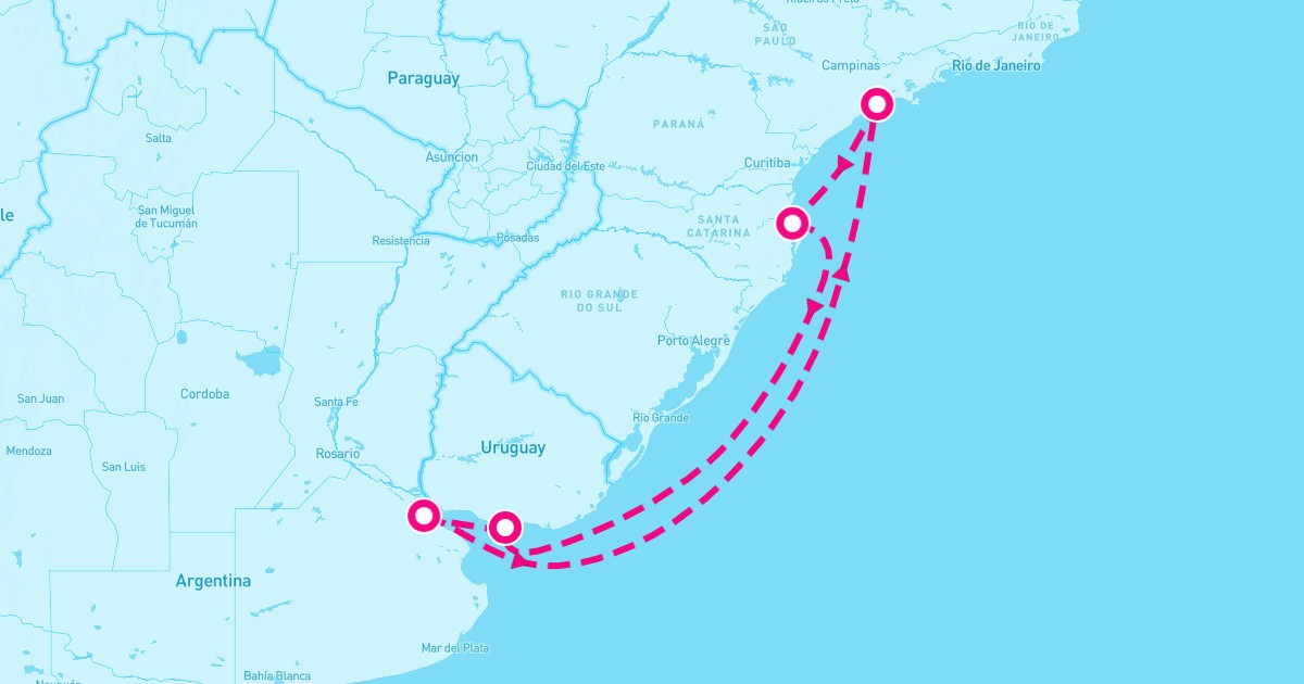 MSC Seaview - March 27th, 2025 - Cruise Map & Port Info
