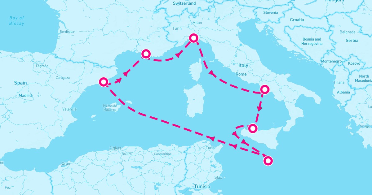 MSC Seaview - September 12th, 2027 - Cruise Map & Port Info