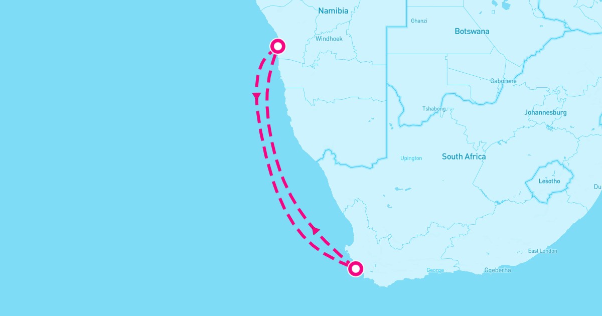 MSC Splendida Mar 22, 2024 — 4-Night Cape Town Cruise from $369