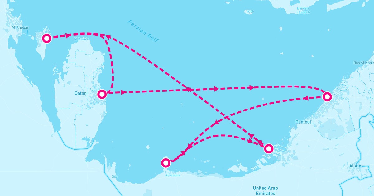 MSC World Europa - December 12, 2026 (7 Night) Cruise Map, Ports & Ship ...