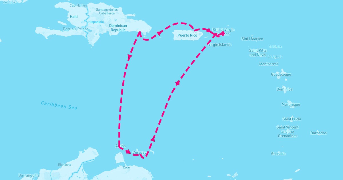 Norwegian Breakaway - December 6, 2026 (7 Night) Cruise Map, Ports ...