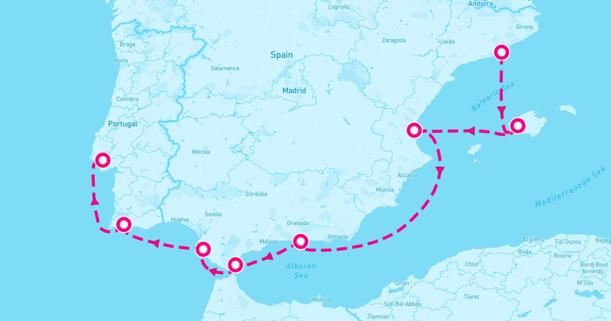 Norwegian Dawn August 29, 2027 Cruise (7 Nights) – Itinerary Map, Ports ...