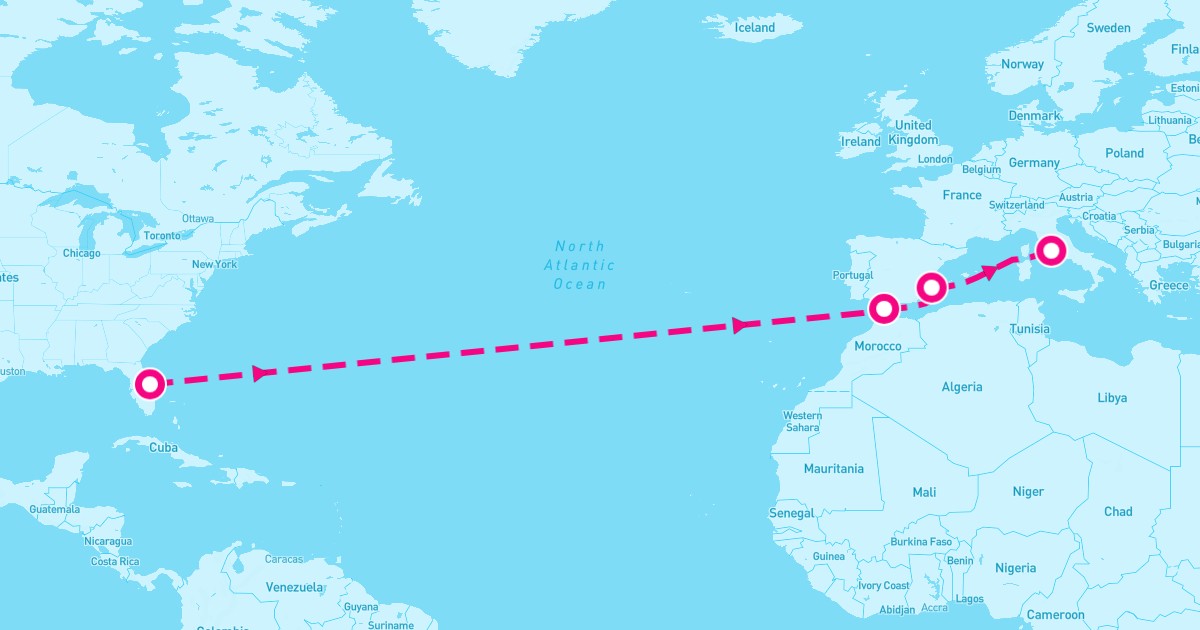 Norwegian Epic Apr 7, 2024 — 12-Night Port Canaveral Cruise from $479