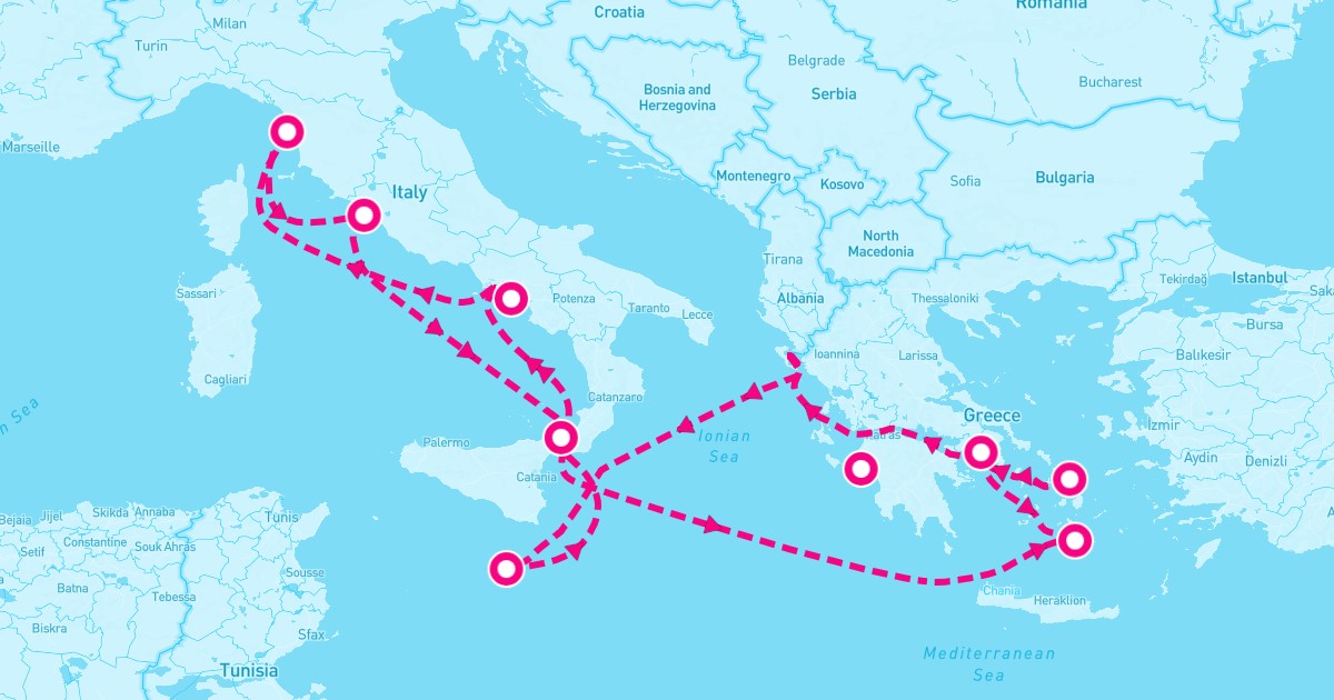 Norwegian Epic Oct 1, 2025 — 10-Night Civitavecchia Cruise from $849