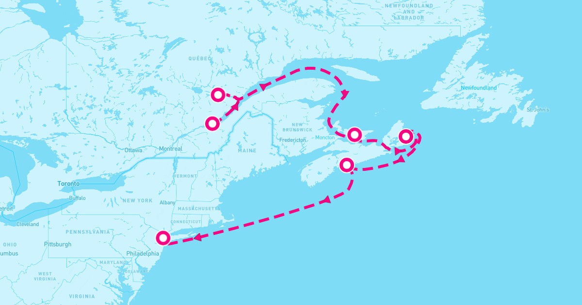 Norwegian Joy - September 10, 2024 (7 Night) Cruise Map, Ports & Ship Info