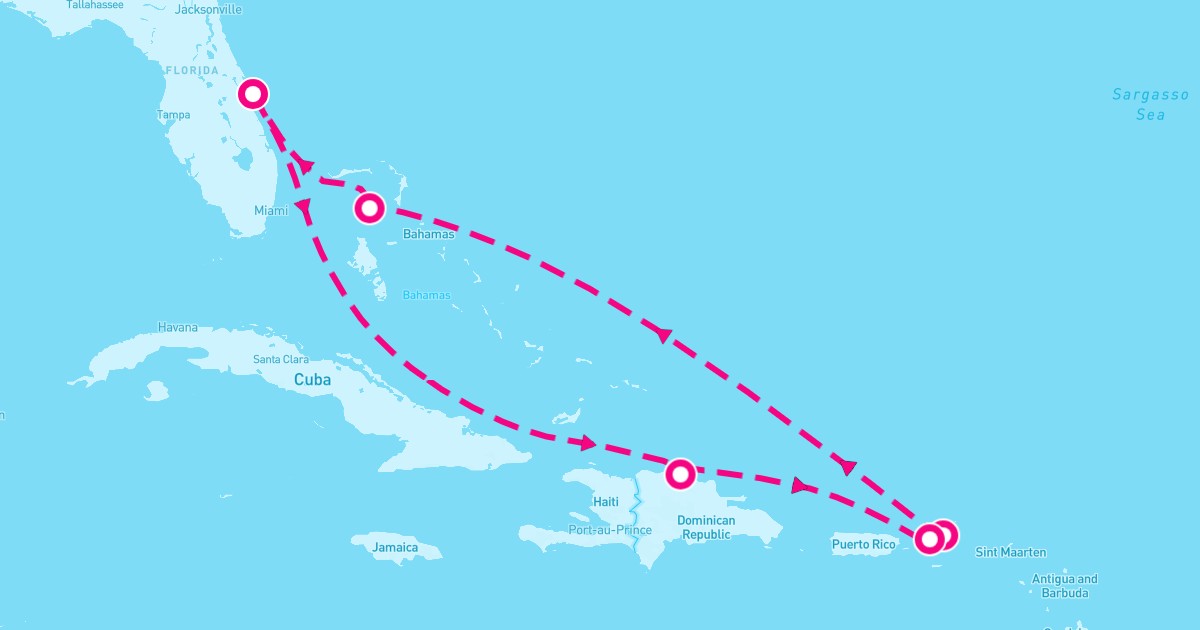 Norwegian Joy January 17, 2026 Cruise (7 Nights) – Itinerary Map, Ports ...