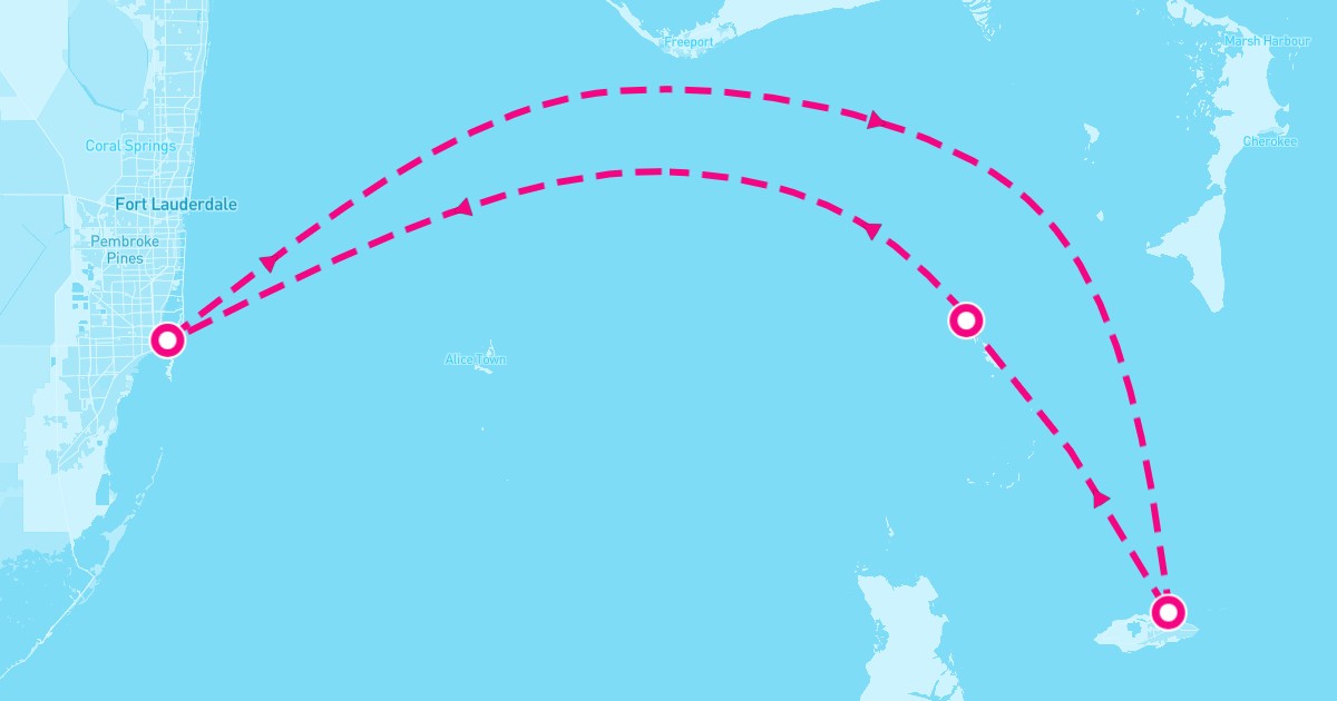 Norwegian Joy - January 30, 2026 (3 Night) Cruise Map, Ports & Ship Info