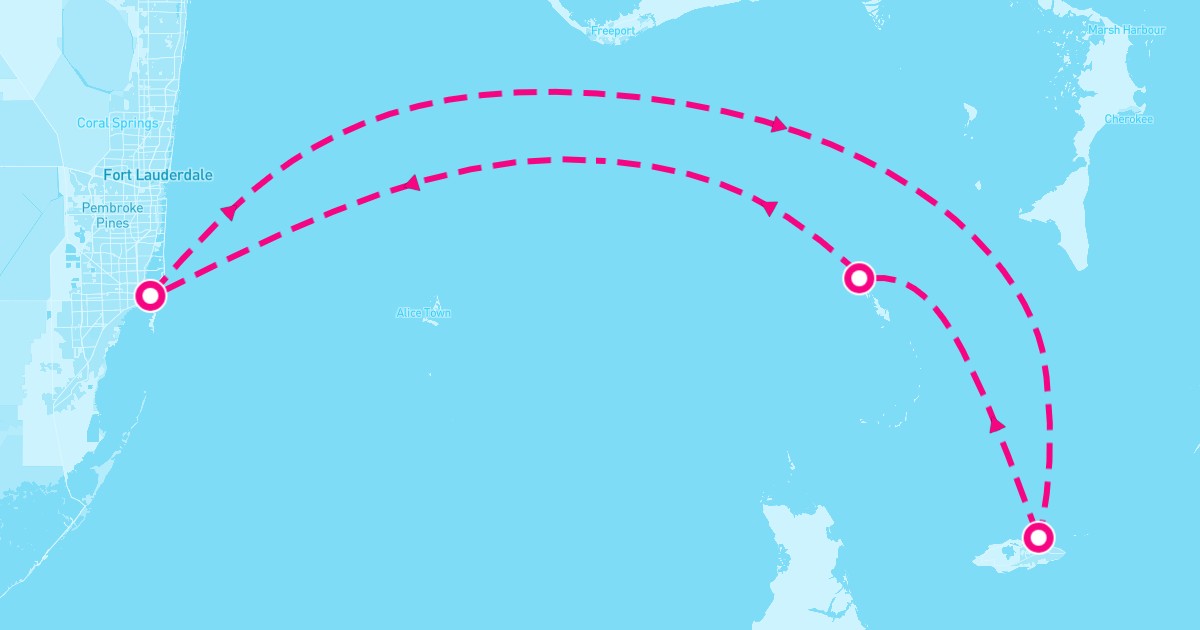 Norwegian Joy - December 24, 2026 (4 Night) Cruise Map, Ports & Ship Info
