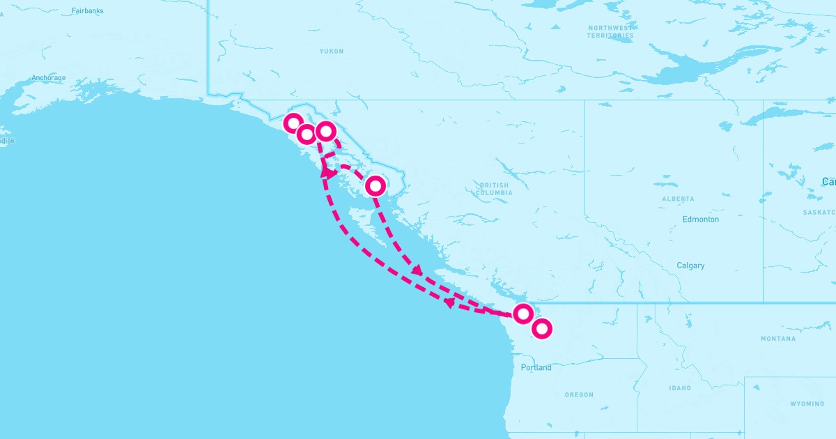 Norwegian Joy Jul 30, 2027 — 7-Night Seattle Cruise from $1,649