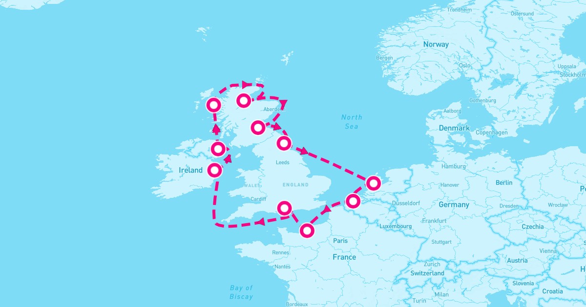 Norwegian Sky June 28, 2026 | 11-Night Southampton Cruise
