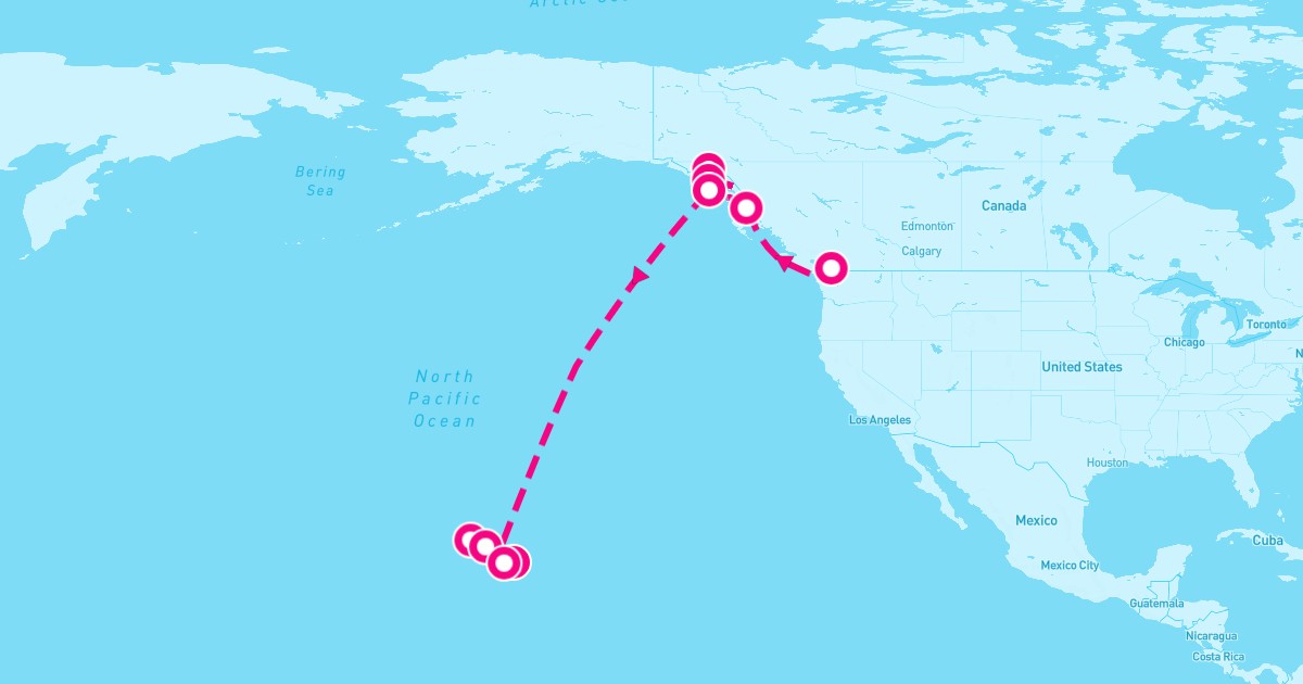 Norwegian Spirit July 31, 2026 | 16-Night Vancouver Cruise