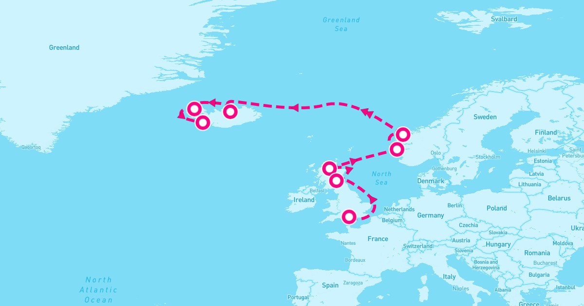 Norwegian Star August 2, 2026 | 11-Night Southampton Cruise