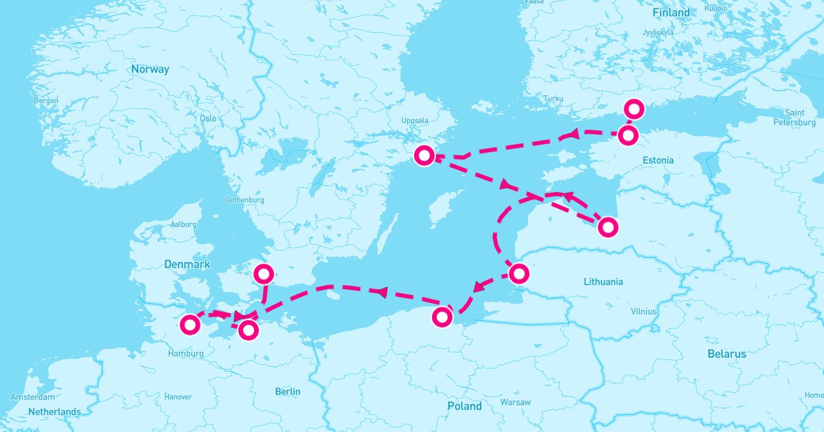 Norwegian Sun September 14, 2026 — 9-Night Helsinki Cruise