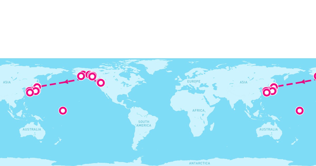 Queen Elizabeth - May 14, 2025 (30 Night) Cruise Map, Ports & Ship Info