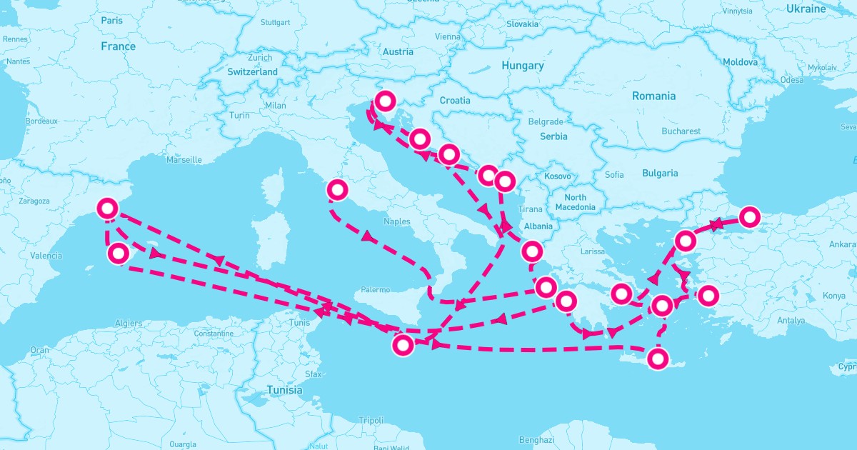 Queen Elizabeth September 17, 2027 | 28-Night Civitavecchia Cruise
