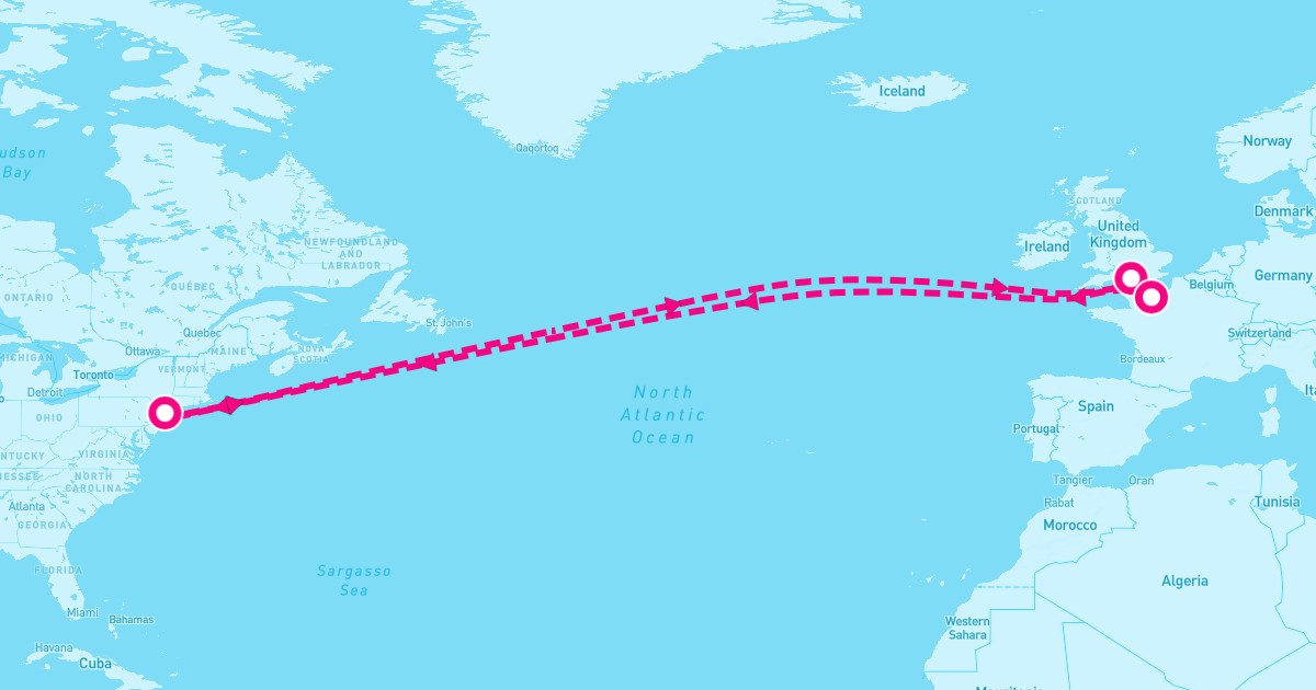 Queen Mary 2 - October 17, 2024 (15 Night) Cruise Map, Ports & Ship Info