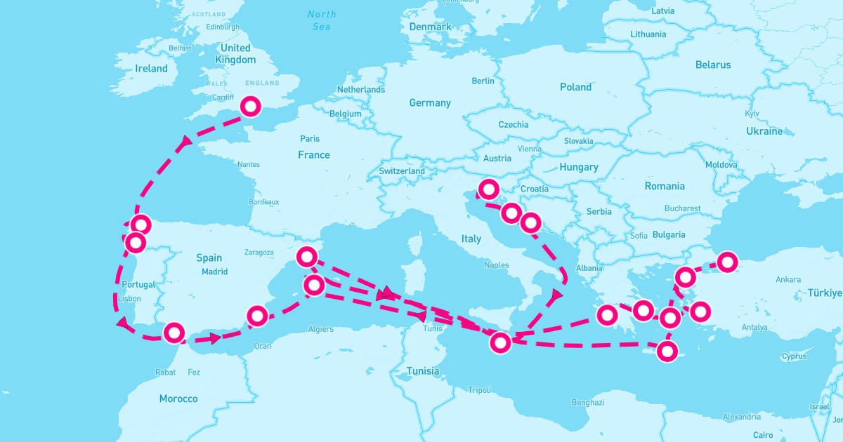 Queen Victoria Sep 22, 2025 — 32-Night Trieste Cruise from $6,669