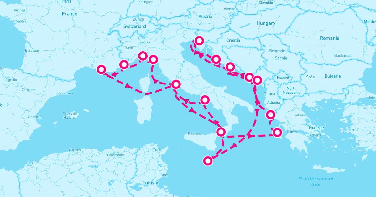 Queen Victoria Jun 29, 2026 — 21-Night Civitavecchia Cruise from $4,532
