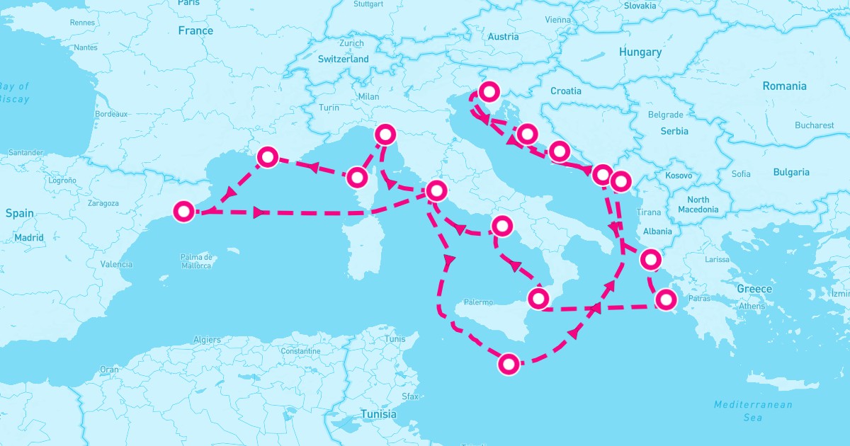 Queen Victoria Jun 18, 2027 — 21-Night Civitavecchia Cruise