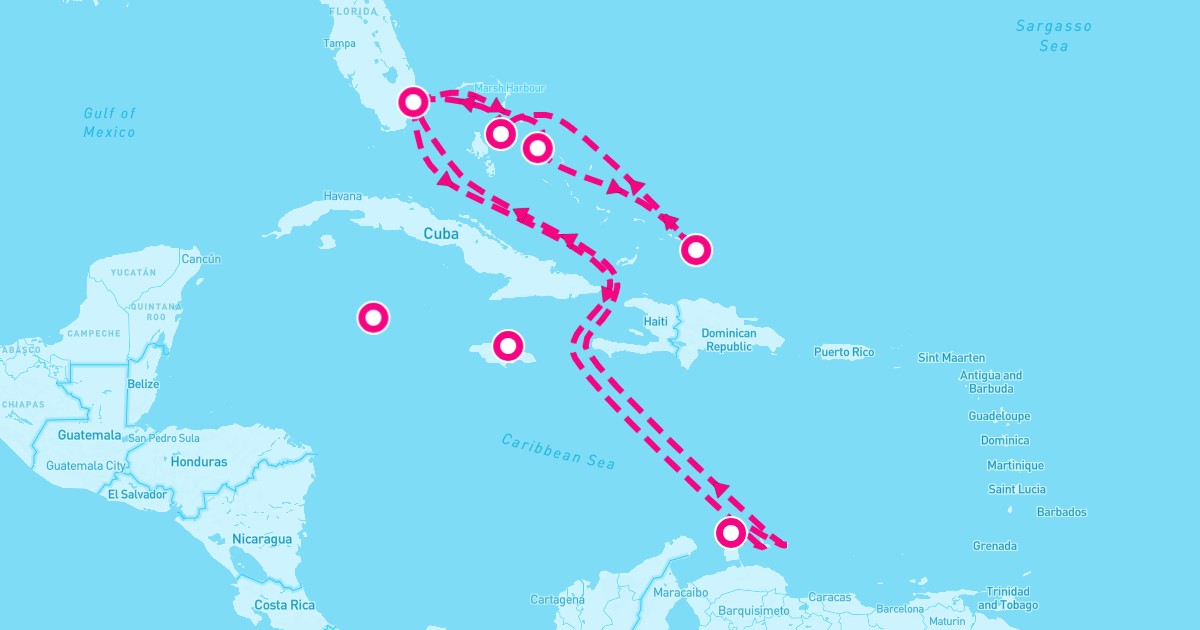 Regal Princess - January 3, 2027 (14 Night) Cruise Map, Ports & Ship Info