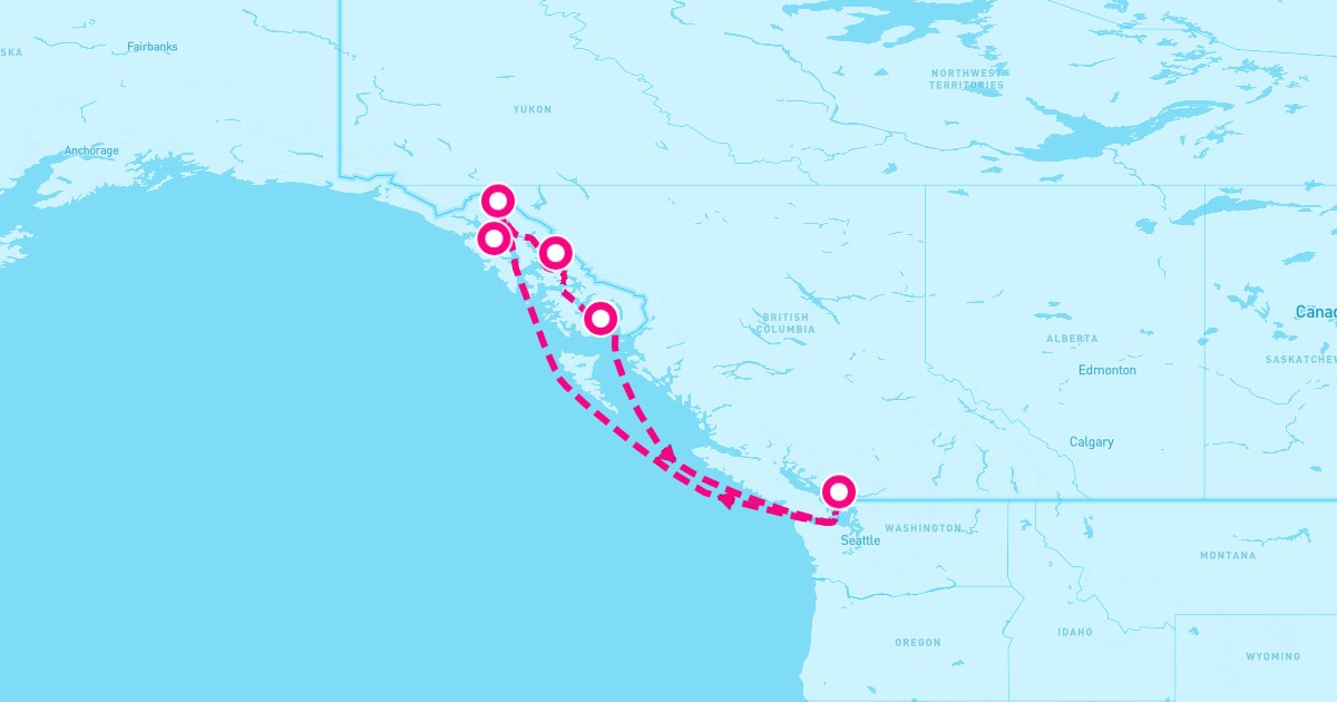Ruby Princess May 28, 2024 — 7-Night Vancouver Cruise