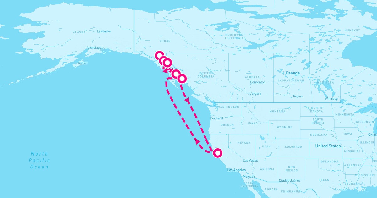 Ruby Princess July 22, 2026 | 10-Night San Francisco Cruise