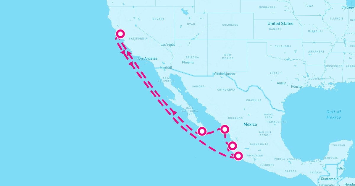 Ruby Princess October 3, 2026 | 10-Night San Francisco Cruise