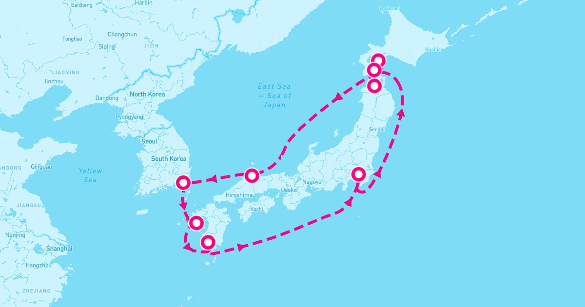 Sapphire Princess April 21, 2027 | 11-Night Tokyo Cruise