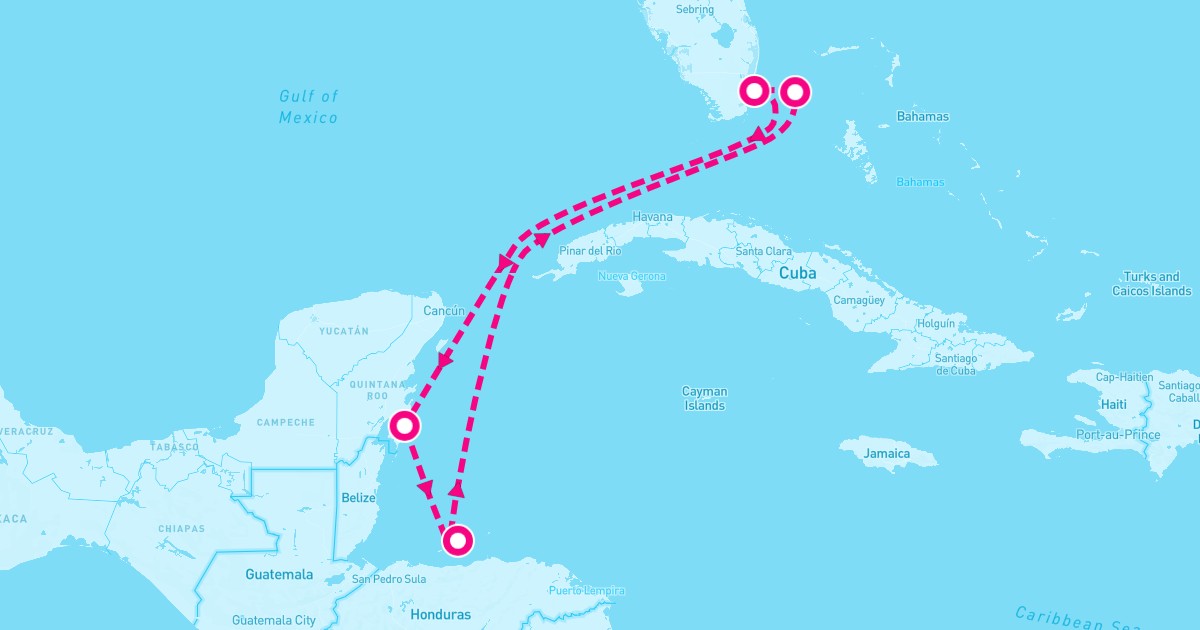 Scarlet Lady March 2, 2025 — 6-Night Miami Cruise
