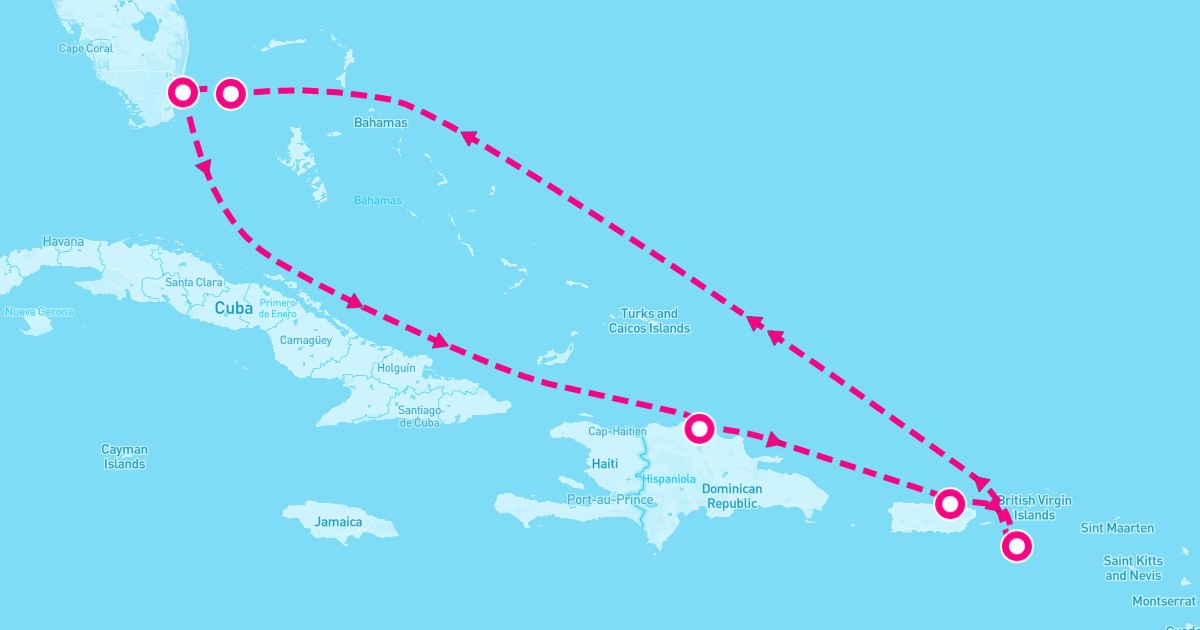 Scarlet Lady March 8, 2025 | 8-Night Miami Cruise