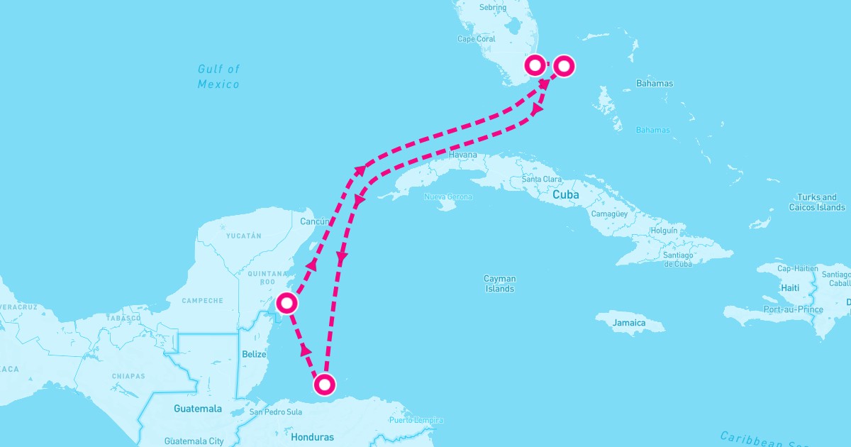 Scarlet Lady March 30, 2025 — 6-Night Miami Cruise