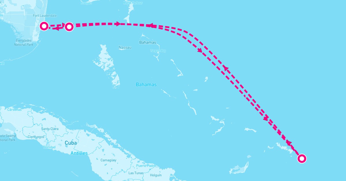 Scarlet Lady December 19, 2025 — 5-Night Miami Cruise
