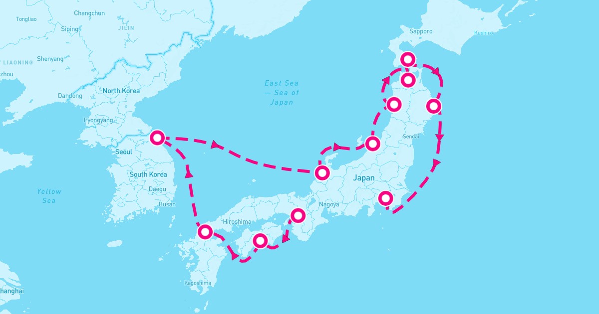 Seabourn Encore October 22, 2026 | 12-Night Osaka Cruise
