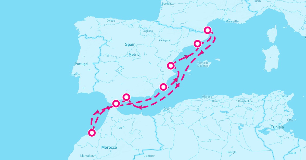 Seabourn Ovation May 25, 2025 — 10-Night Barcelona Cruise from $5,119