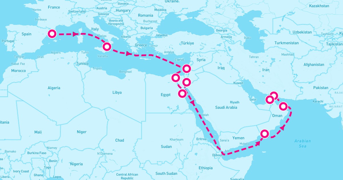 Seven Seas Voyager Dec 17, 2025 — 21-Night Barcelona Cruise