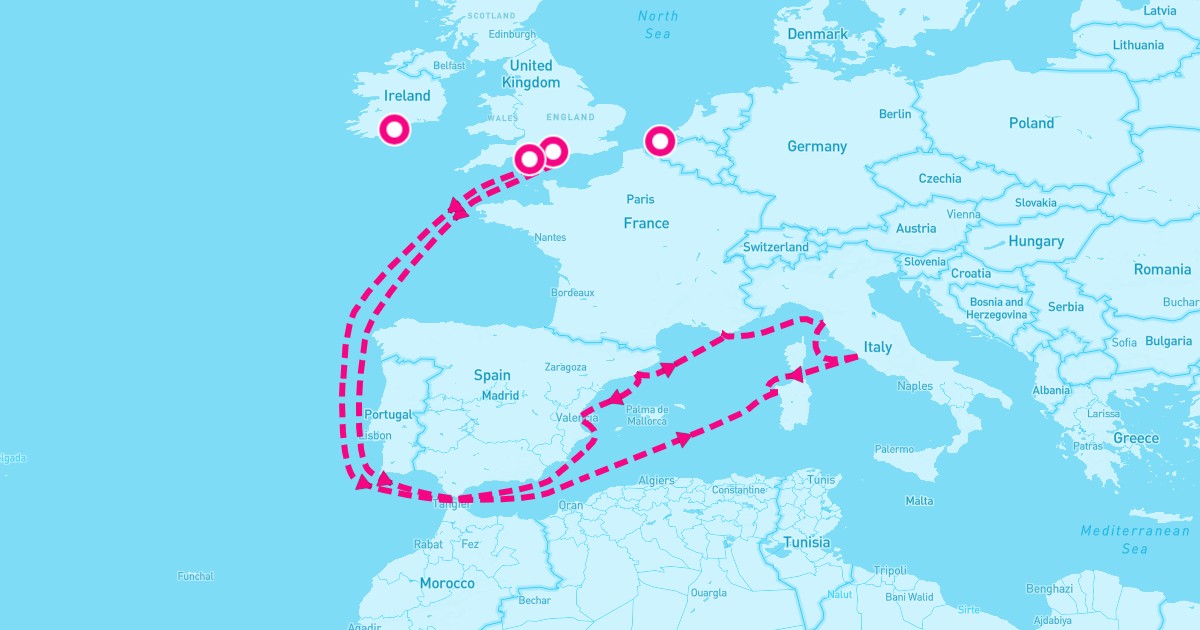 Sky Princess August 29, 2026 | 14-Night Southampton Cruise