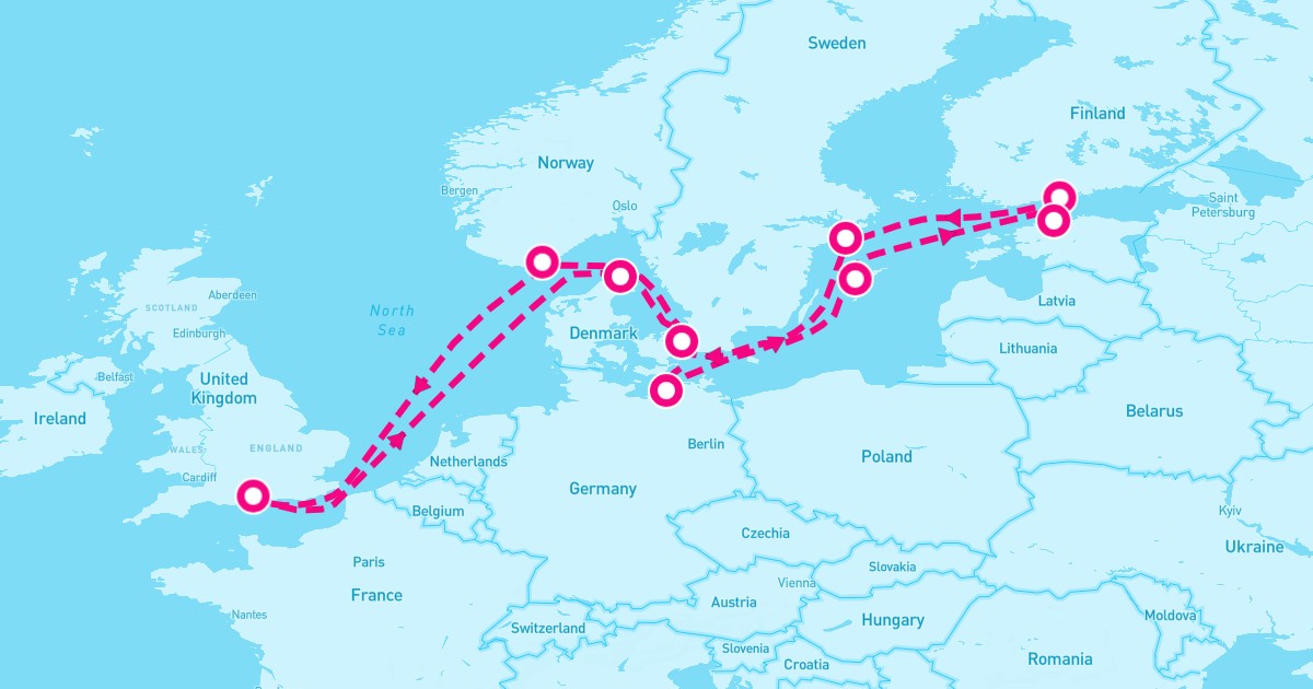 Sky Princess - May 29, 2027 (14 Night) Cruise Map, Ports & Ship Info