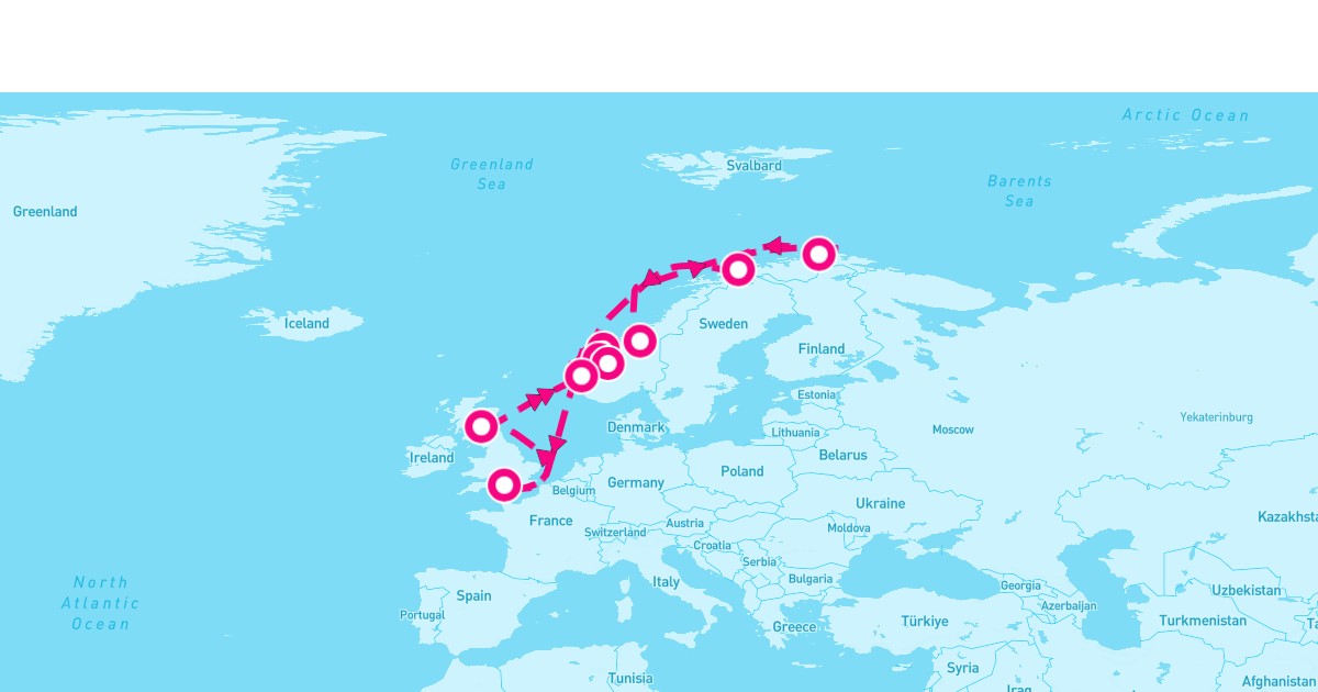Sky Princess June 12, 2027 | 14-Night Southampton Cruise